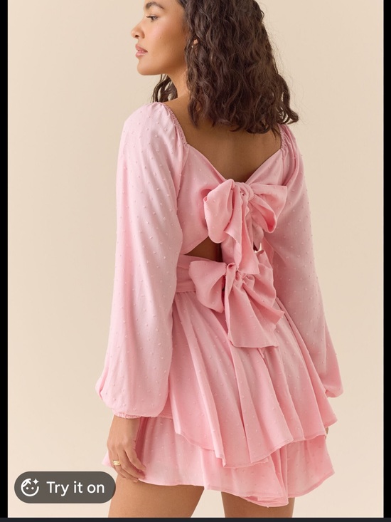 Altar'd State | Dresses | New Altard State Mini Bow Back Dress | Poshmark